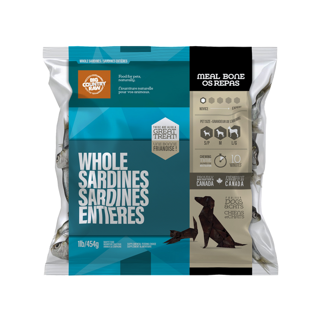 Big Country Raw - Sardines 1 lb – Puffin's Pets